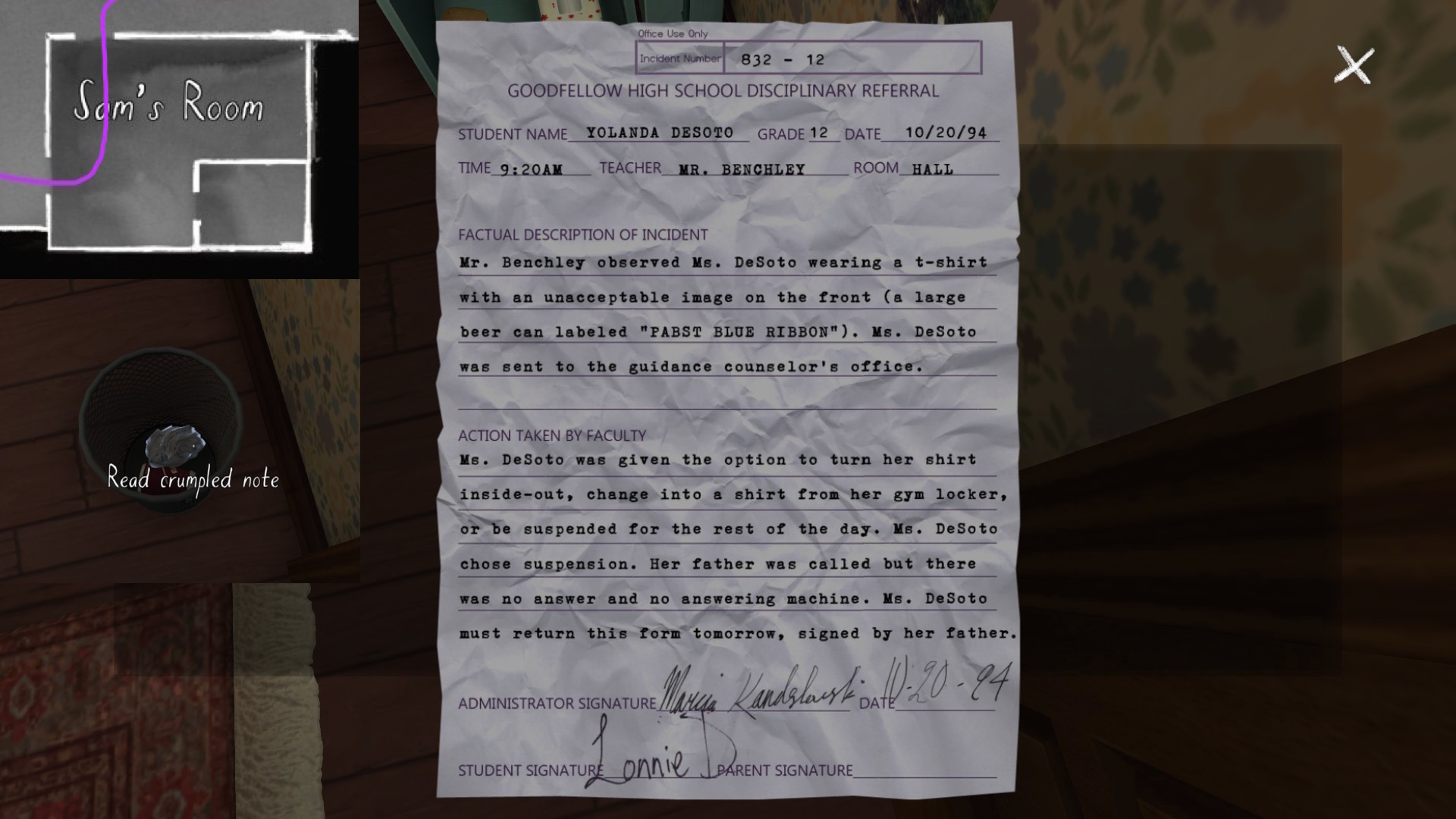 Gone_Home_Sam’s_story_detail_04 – Intermittent Mechanism